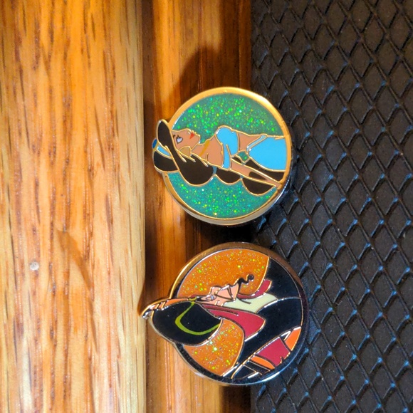 Disney | Jewelry | Jasmine And Jafar Pin Set Limited Edition | Poshmark